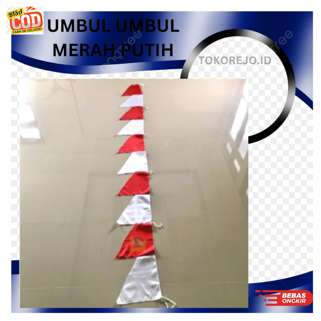 Jual UMBUL UMBUL BENDERA MERAH PUTIH MODEL ZIG ZAG/ BENDERA ZIG ZAG/ UMBUL-UMBUL PANJANG ...