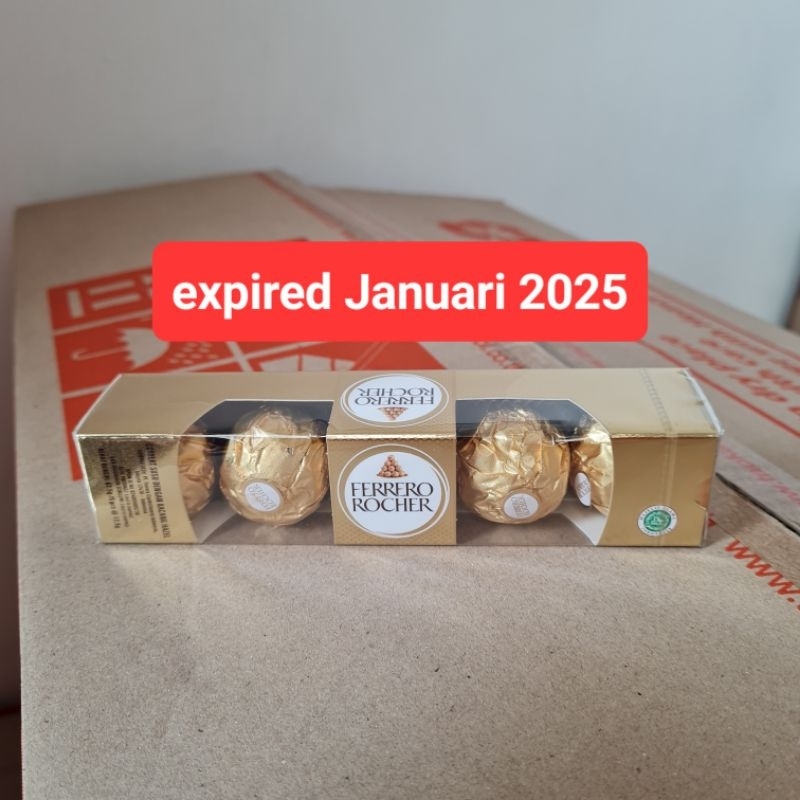 Jual Ferrero Rocher isi 5ea | Shopee Indonesia