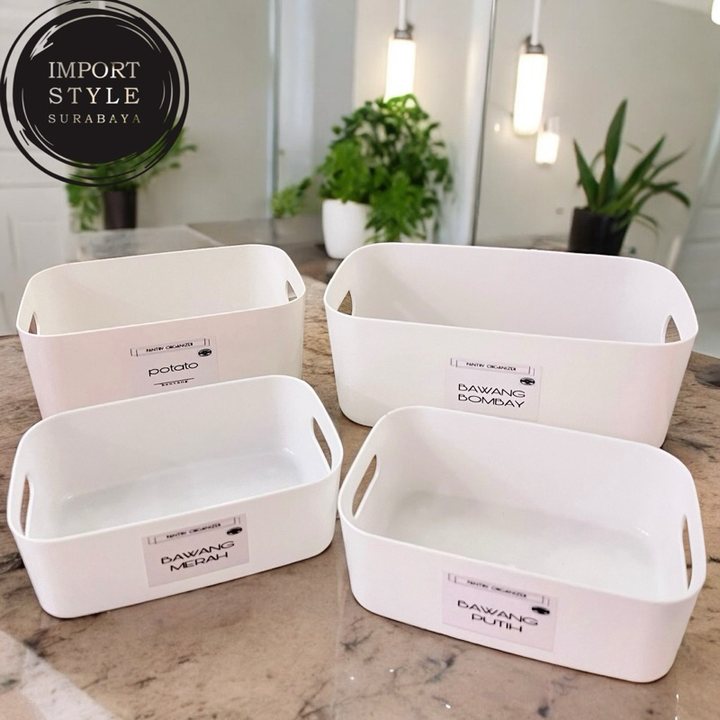 Jual tempat bawang storage serbaguna keranjang minimalist sudah dengan ...