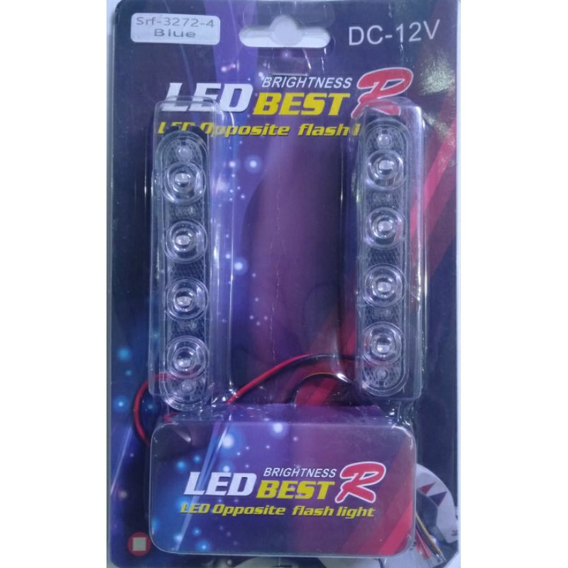 Jual Lampu Led 3Mata 4 Mata 5 Mata Dan 6 mata Warna biru 12 volt ...