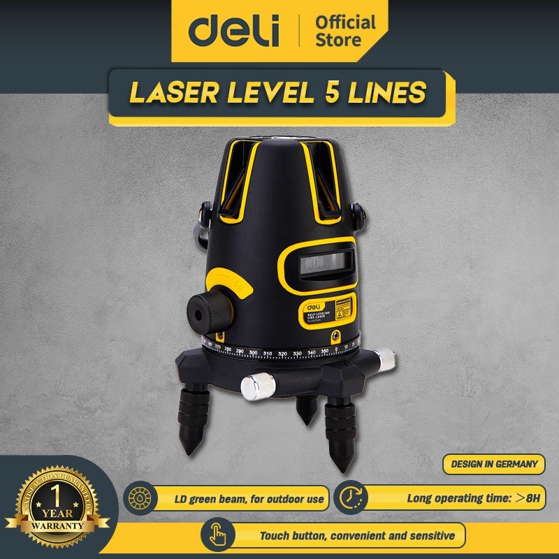 Jual Deli Laser Level 2 Line / Laser Levelling 2 Garis EDL332302 ...