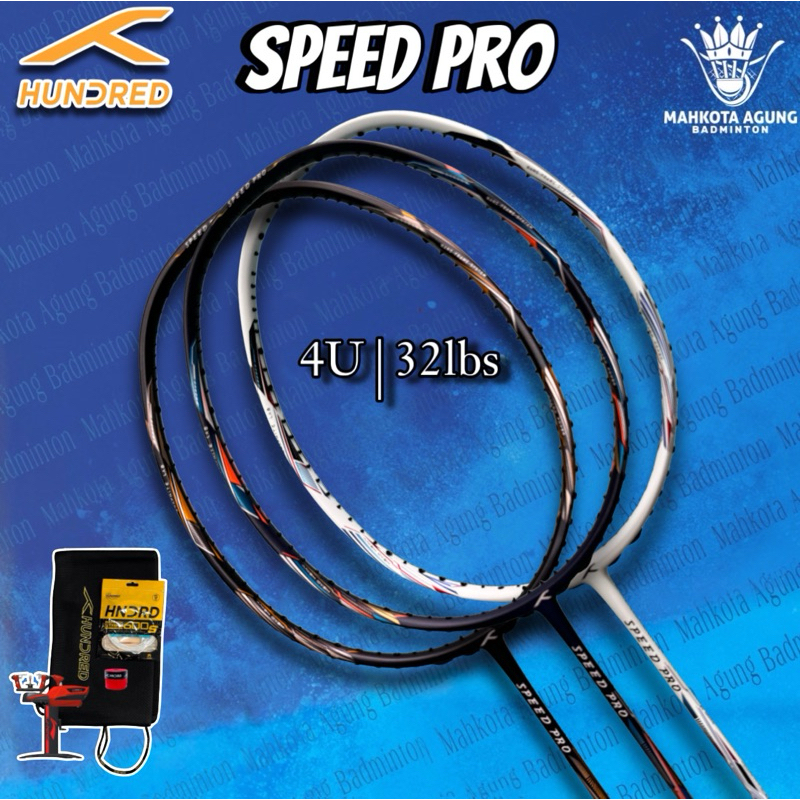 Jual Raket Badminton Hundred Speed Pro Raket Bulutangkis Original 4u ...