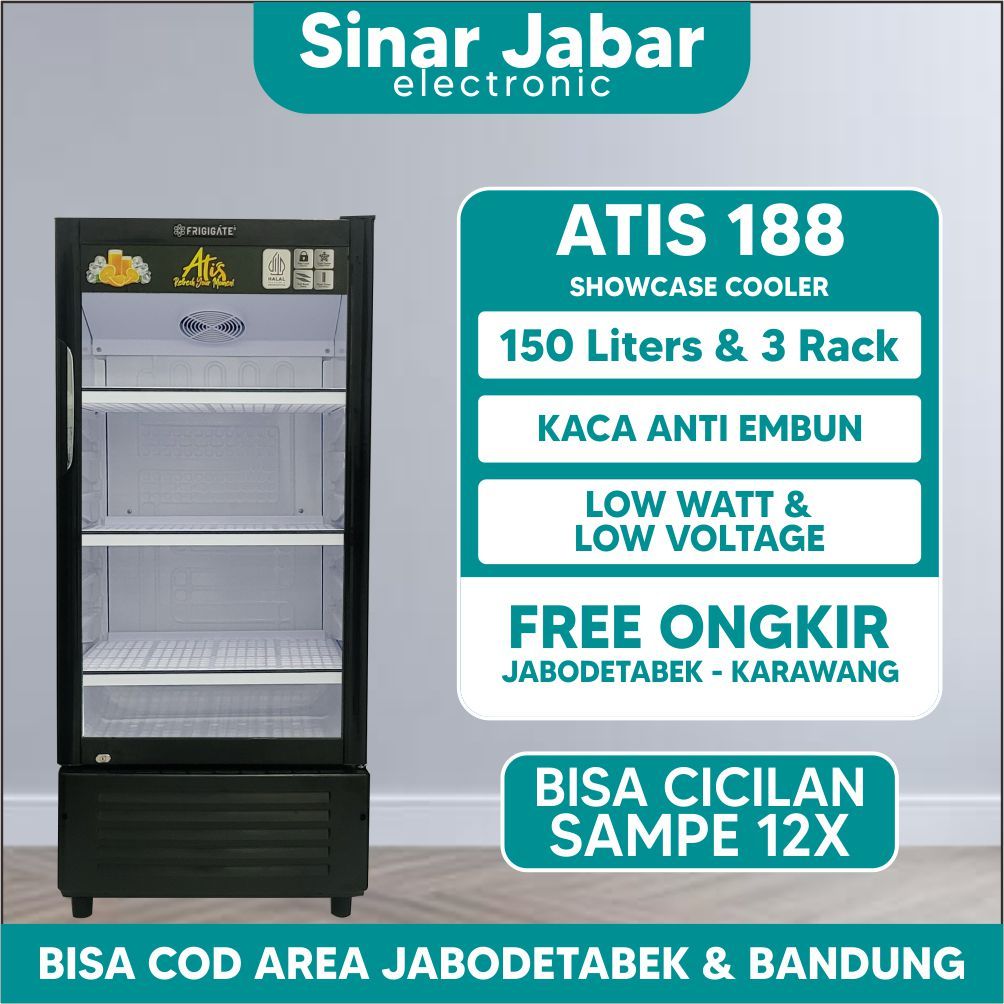 Jual SHOWCASE FRIGIGATE TYPE SCA 180 / ATIS 188 KAPASITAS 150 LITER ...