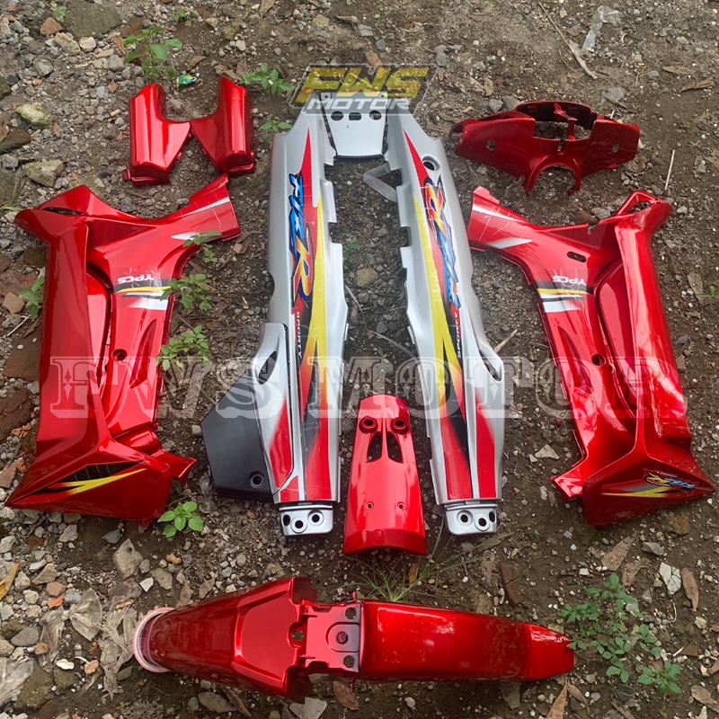 Jual Fullset Body Fizr Halus Merah Silver LE | Shopee Indonesia