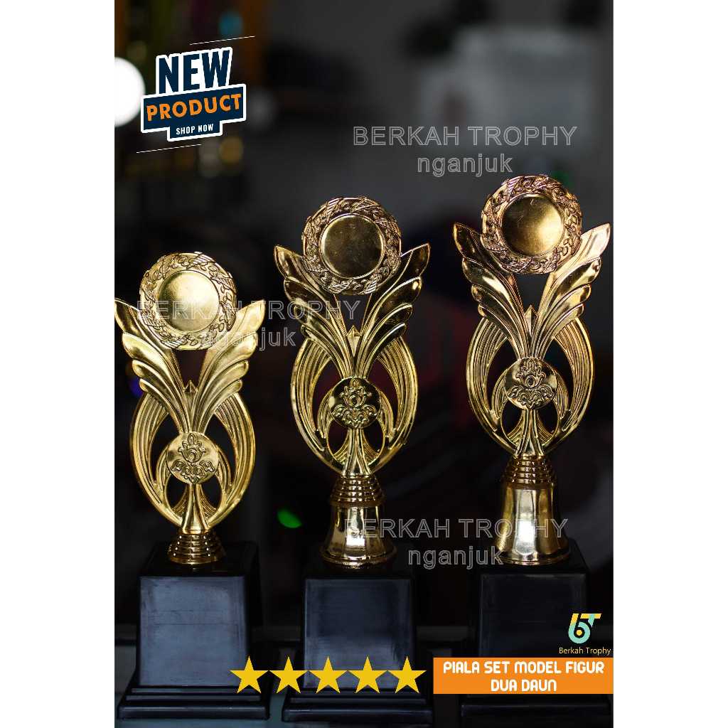 Jual Piala Ring Set Lomba Juara 123 Murah ( PIALA KODE F.DD 1 SET ) | Shopee Indonesia