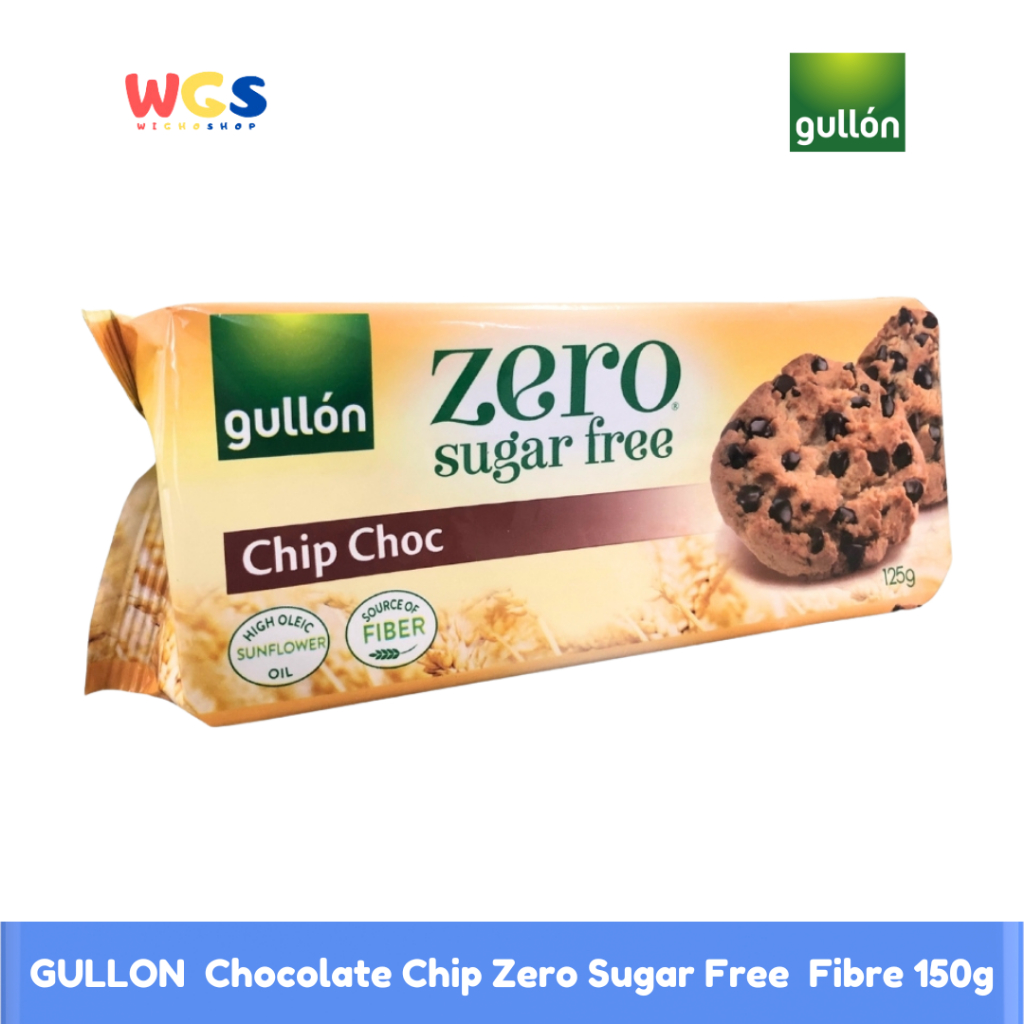 Jual GULLON Chocolate Chip Cookies Zero Sugar Free Fibre 150g | Shopee ...