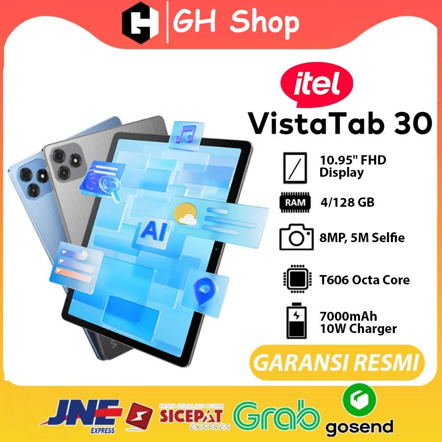 Jual itel VistaTab 30 Tablet 4/128 GB Garansi Resmi | Shopee Indonesia