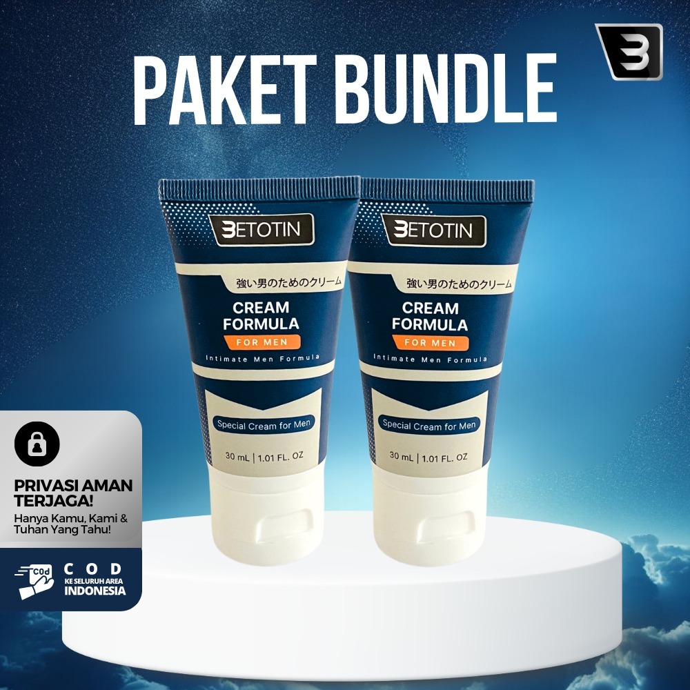 Jual BETOTIN KRIM Penambah Ukuran & Durasi [ paket bundle dapat 2pcs ...