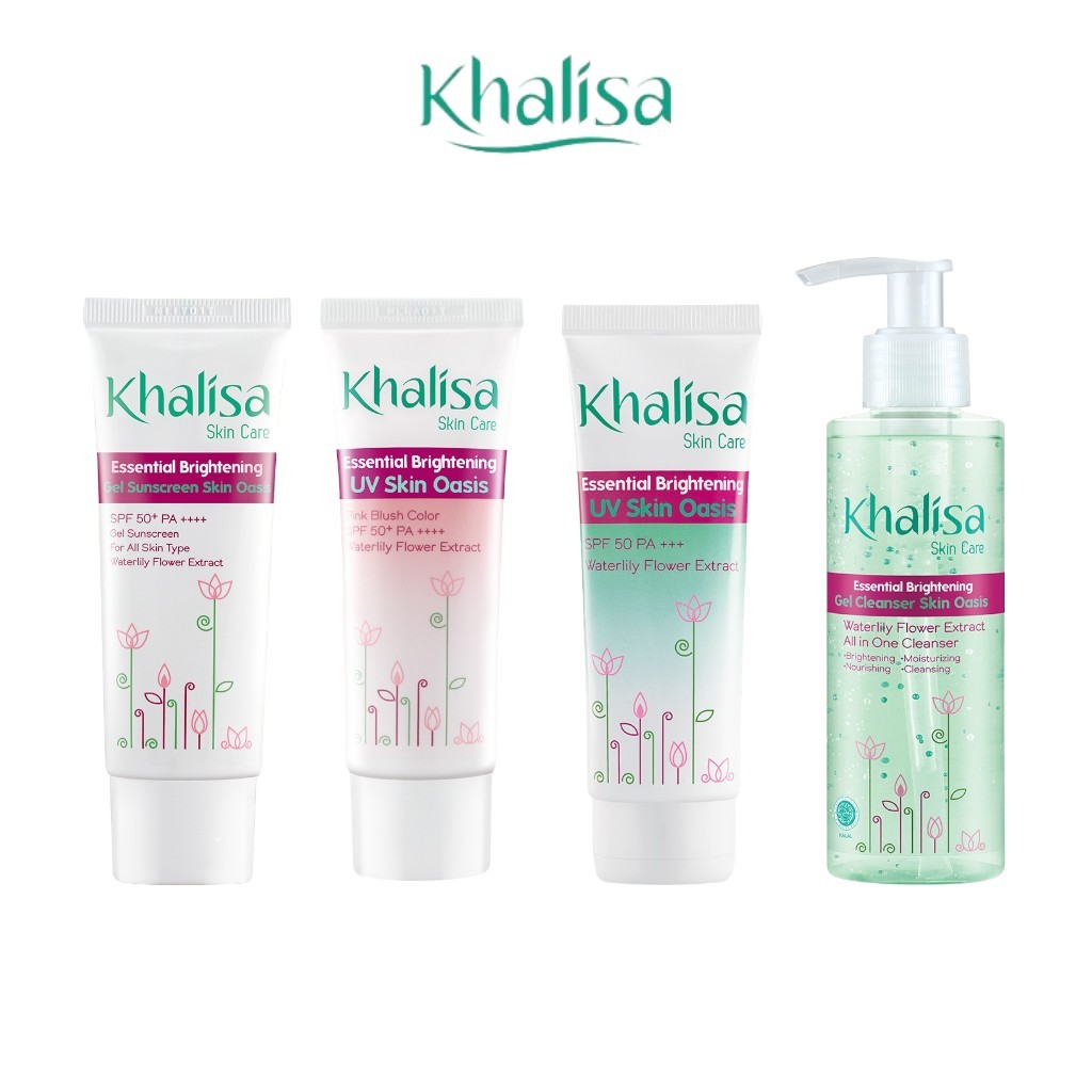 Jual Khalisa Essential Brightening Skin Oasis - Gel Cleanser ...