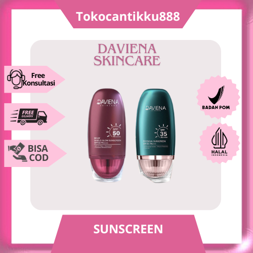 Jual SUNSCREEN DAVIENA SKINCARE SPF 50 PA+++ / SUNSCREEN DAVIENA ...