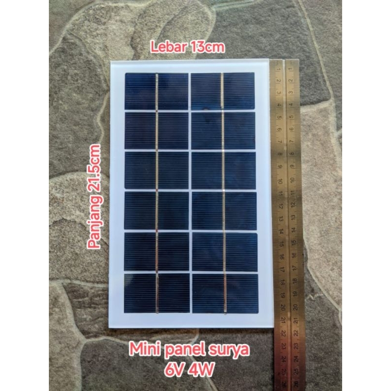 Jual Bahan diy Mini panel surya 6V 4W | Shopee Indonesia