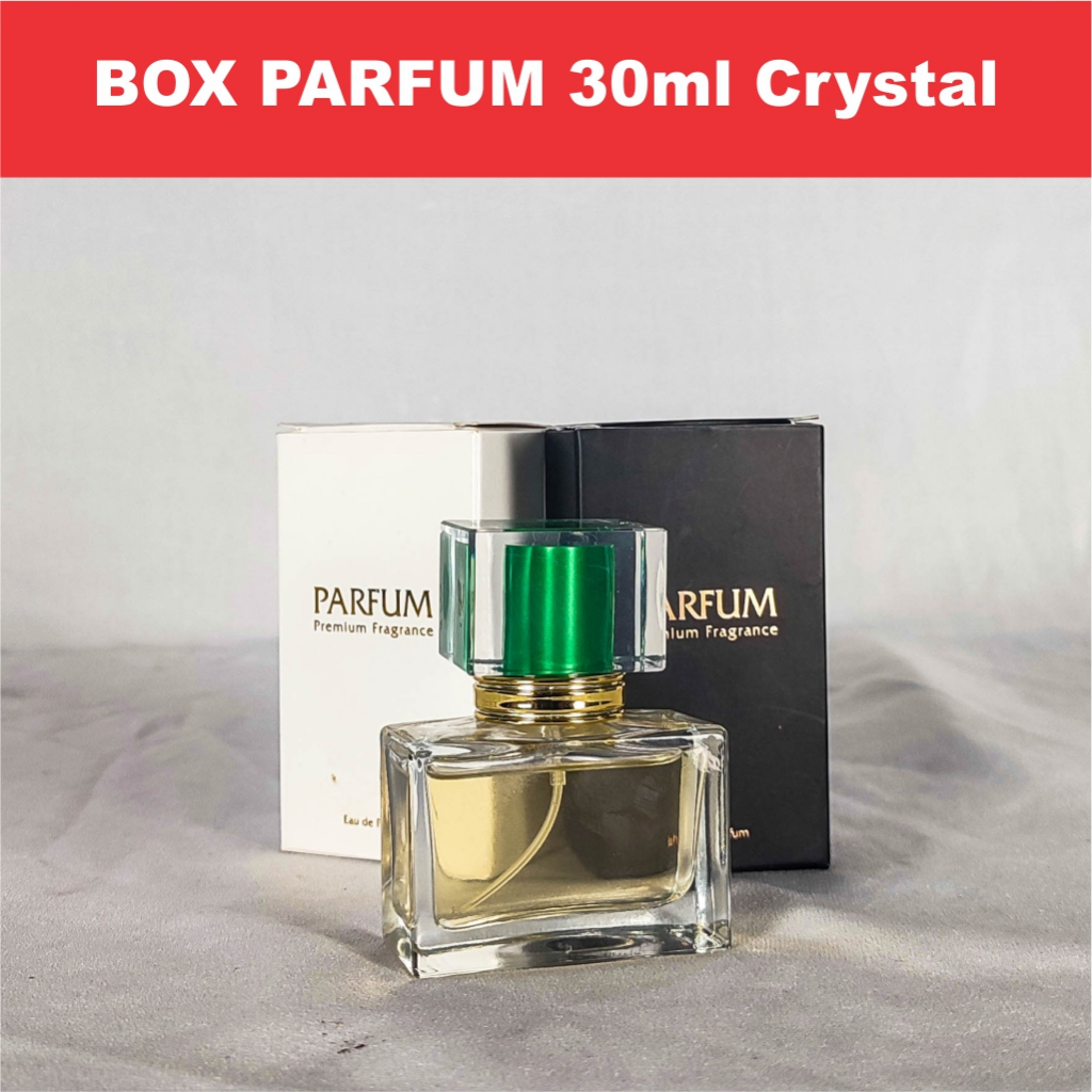 Jual Kemasan Kotak Parfum Box Parfum Kemasan Parfum 30ml model Crystal ...