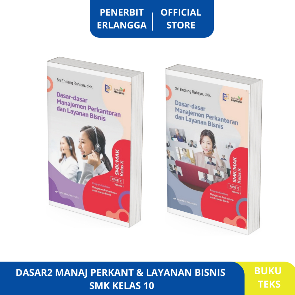 Jual [Erlangga Official] Dasar - Dasar Manajemen Perkantoran & Layanan Bisnis Smk/Mak Kelas 10 ...