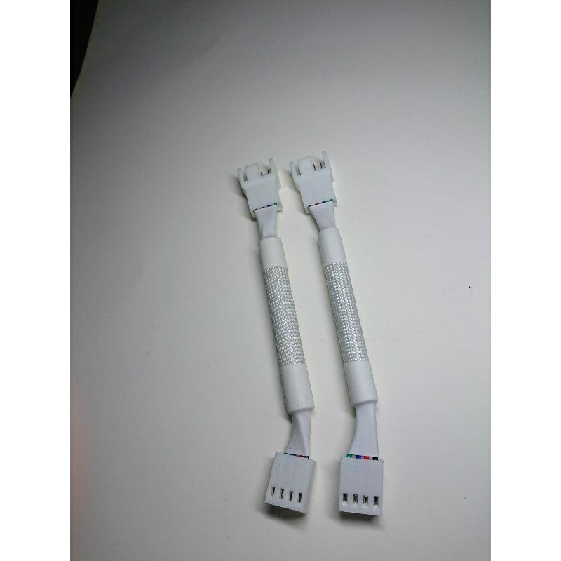Jual Kabel Fan Perpanjang 4 pin PWM sleeve cable putih | Shopee Indonesia