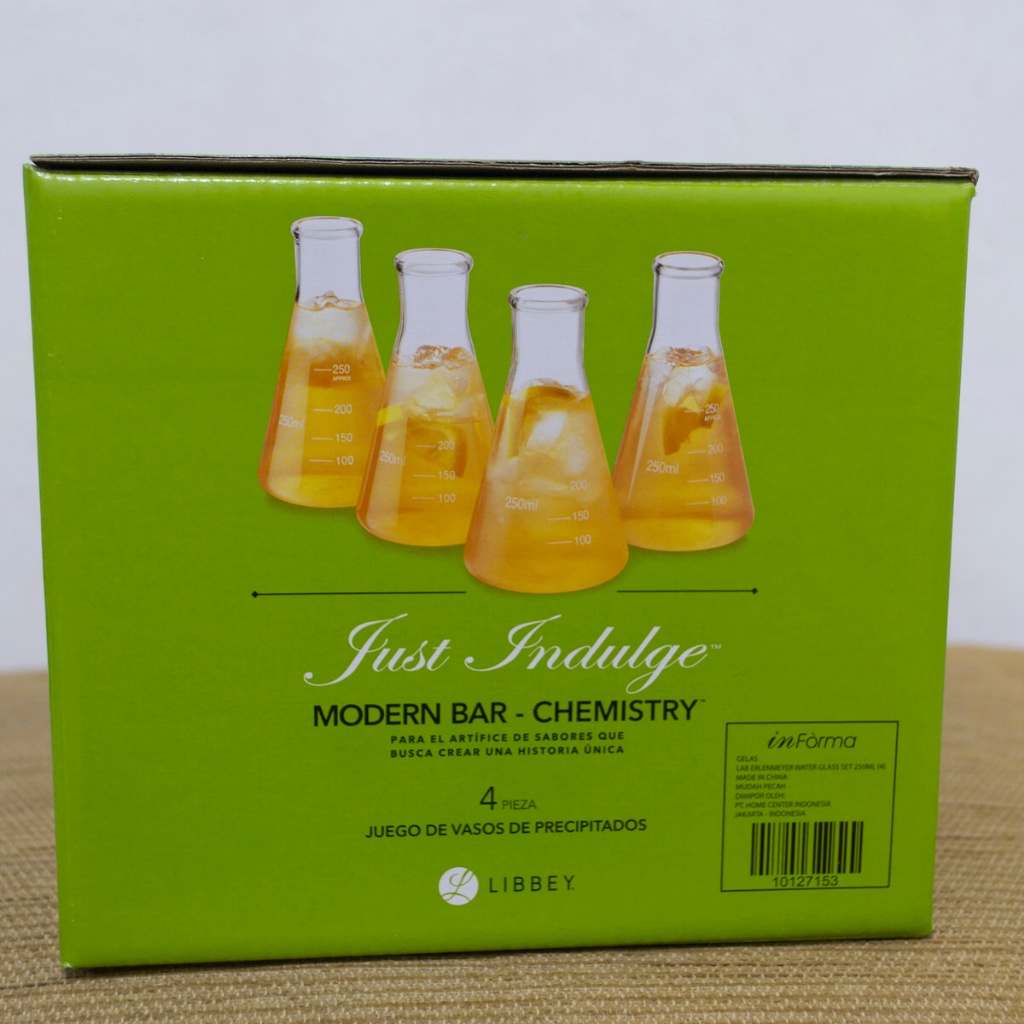 Jual LIBBEY - Just Indulge Modern Bar Chemistry, 1 dus isi 4 gelas | Shopee Indonesia