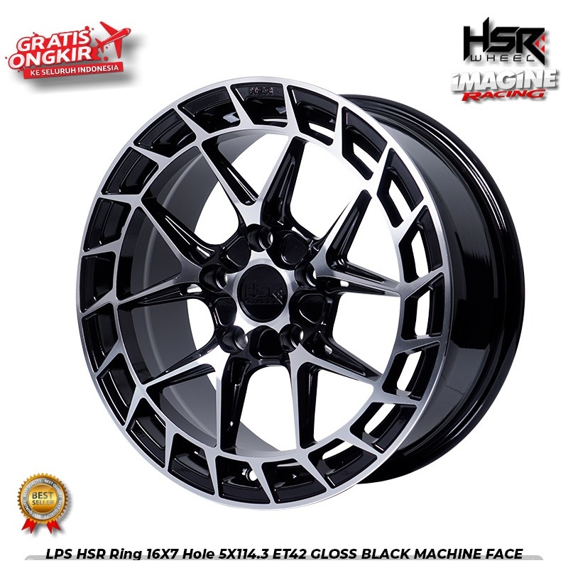 Jual Velg racing mobil ertiga innova rush xpander ring 16 pcd 5x114,3 Hsr Lps | Shopee Indonesia