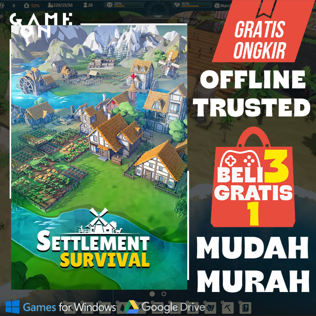 Jual Settlement Survival - Game PC Simulator Strategi - Download Game Offline Murah | Shopee ...