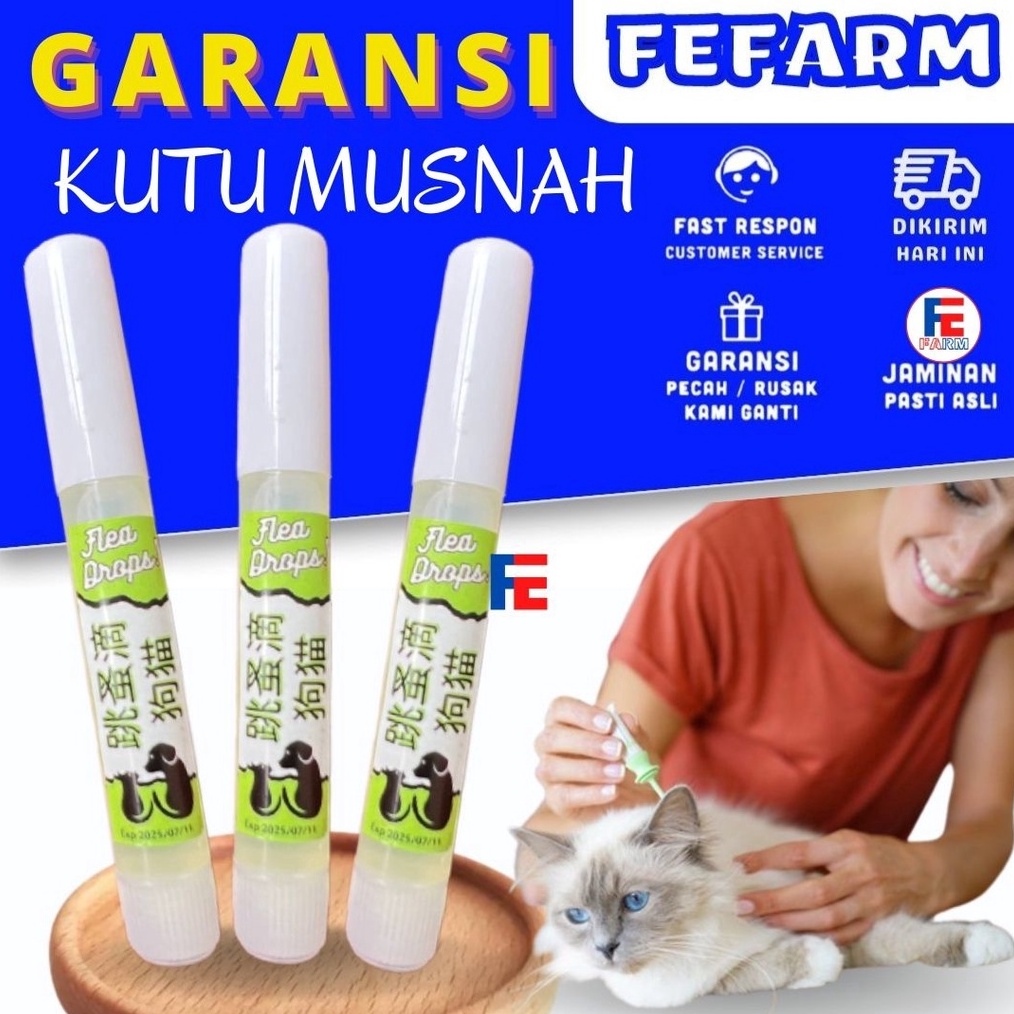 Jual FANTASTIS Tetes Anti Kutu Kucing Solusi Mudah untuk Masalah Kutu ...