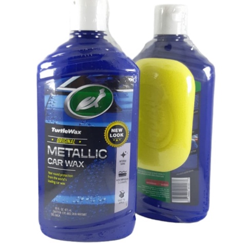 Jual New Turtle Wax Metallic Car Wax PTFE 473mL Original Pelindung Cat ...