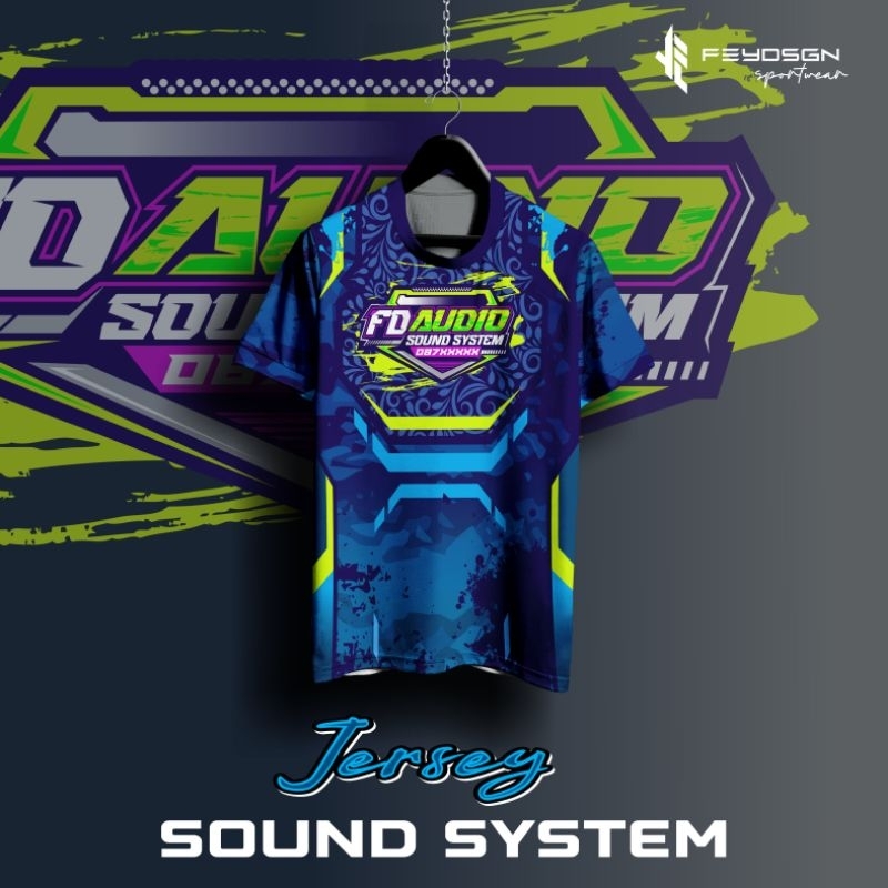 Jual Jersey SOUND SYSTEM Full Printing Bebas Custom Design ( BISA ...