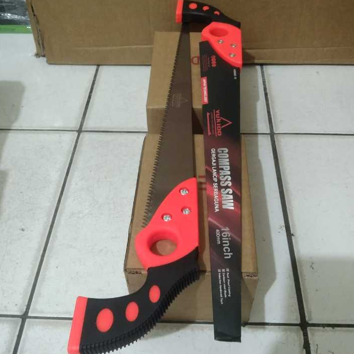 Jual Gergaji Kayu 16 inch - Hand Compass Saw Teflon 350mm YUKIDO JAPAN ...