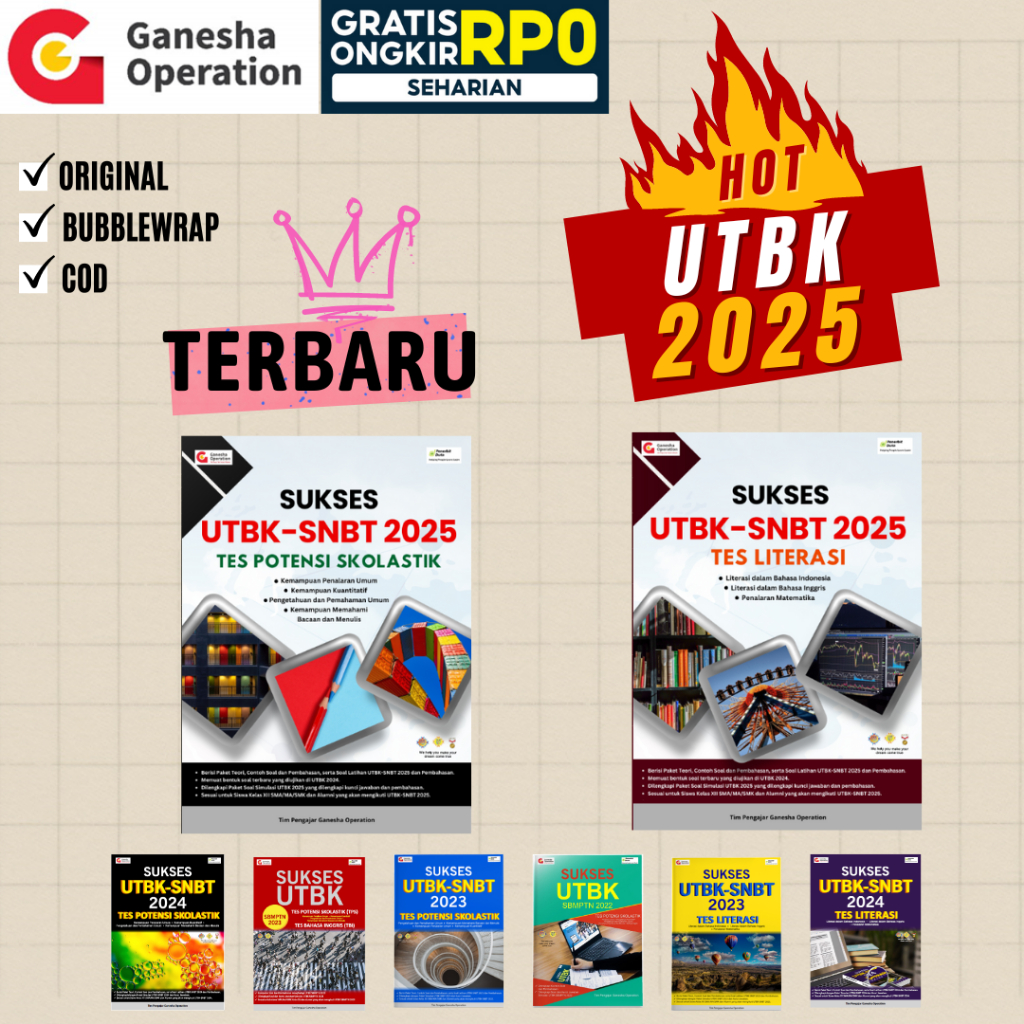 Jual Buku Snbt 2025 Ganesha Operation Snbt Go Snbt 2025 Tps 2025