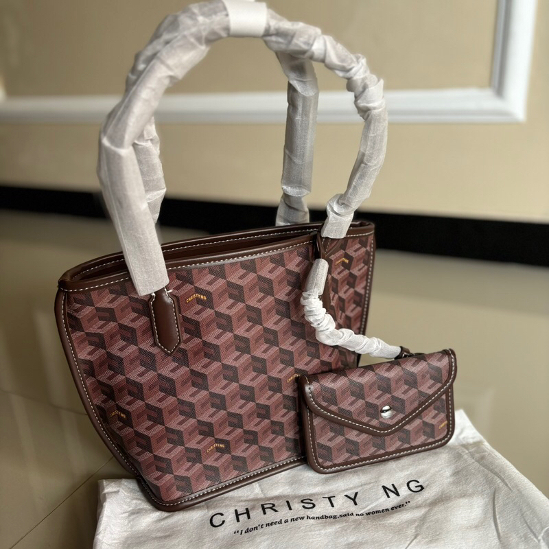 Jual CHRISTY NG RUSSO MONOGRAM TOTEBAG | Shopee Indonesia