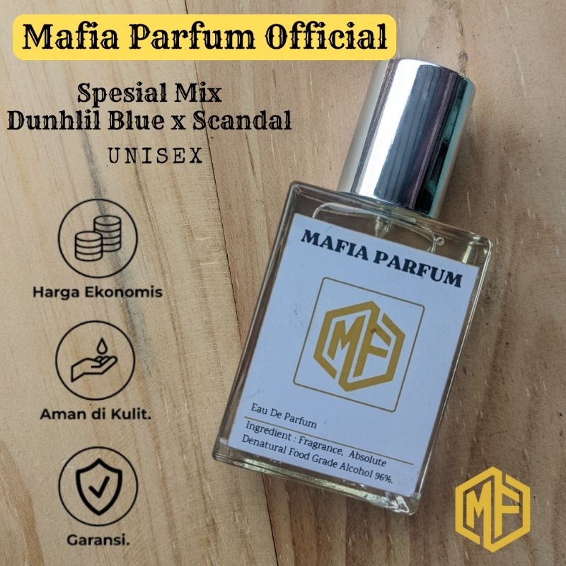 Jual Parfum Mix Dunhil Blue X scandalous parfum unisex parfum pria ...