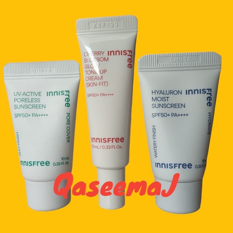 Jual INNISFREE hyaluron moist and mild cica sunscreen sample tube ...