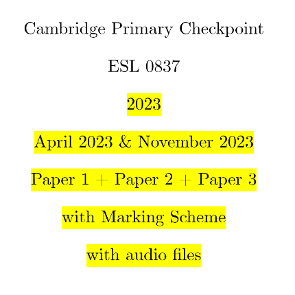 Jual Primary Checkpoint English as Second Language (ESL) Tahun 2023 ...