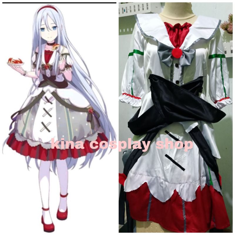 Jual Kanade Yoisaki Colorful Stage Project Sekai Costum Cosplay ...