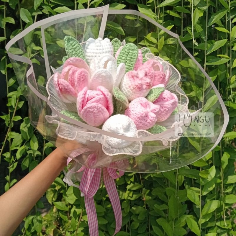 Jual make ur own crochet bouquet! | custom buket rajut | jungugurumi ...