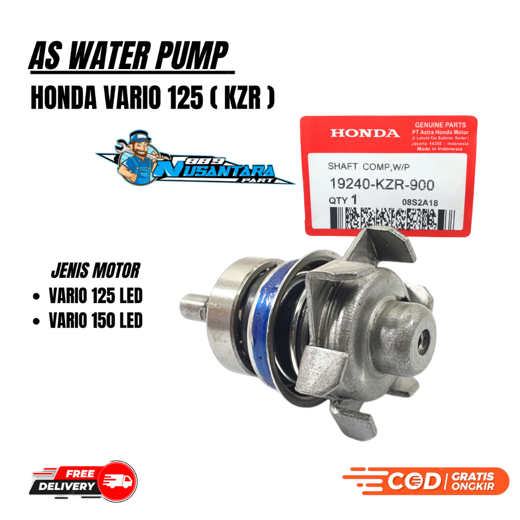 Jual KIPAS WATERPUMP ASSY RADIATOR VARIO 125 KWN / VARIO 150 | Shopee ...