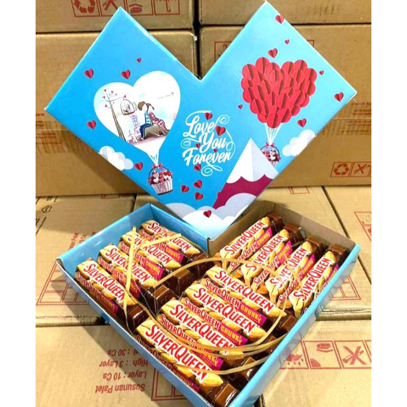 Jual HAMPERS COKLAT LOVE VALENTINE KADO ULANG TAHUN ANIVERSARY WISUDA ...