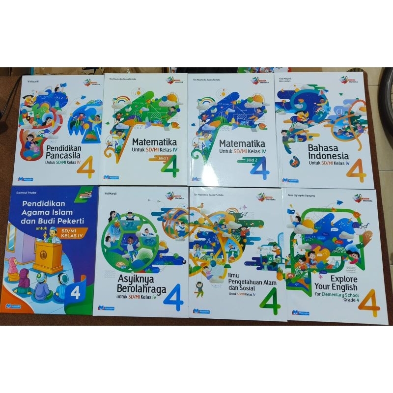 Jual ASLI BUKU TEKS MERDEKA BELAJAR SD/MI KELAS 4 PENERBIT MASMEDIA ...