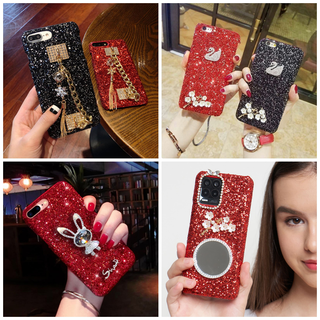 Jual Fashion Glitter Diamond Case Xiaomi, Oppo, Vivo, Samsung, Realme ...