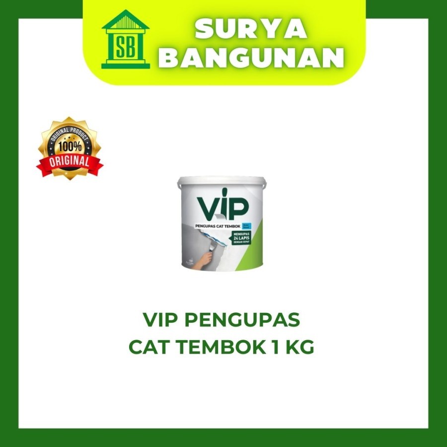 Jual Pengupas Cat Tembok Remover VIP 1 kg | Shopee Indonesia