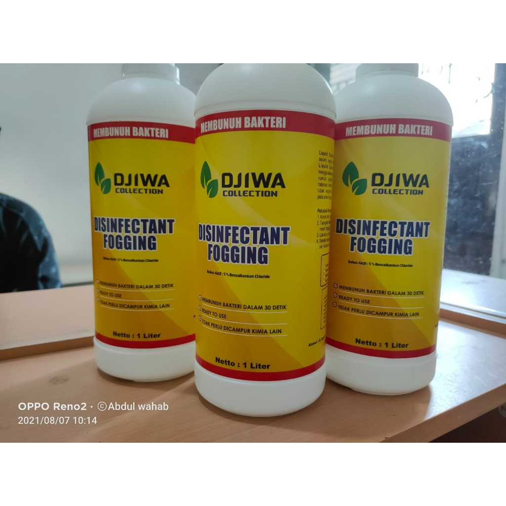 Jual Cairan Liquid Fogging 1L bahan campuran untuk obat fogging water ...