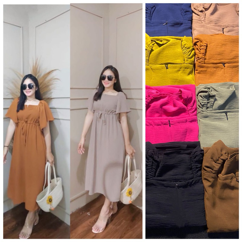 Jual Home Dress Daster Anjani Cringkle Airflow Terbaru Daster Busui ...