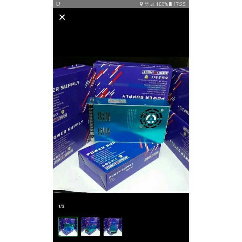 Jual POWER SUPLY SWITCHING 12V 80A REAL ADAPTOR SUPLY 12V 80A KIPAS ...