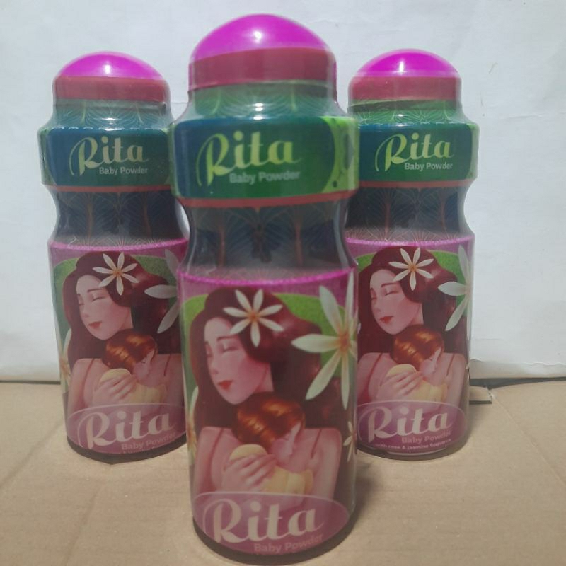 Jual RITA bedak bayi powder botol 150 gram | Shopee Indonesia