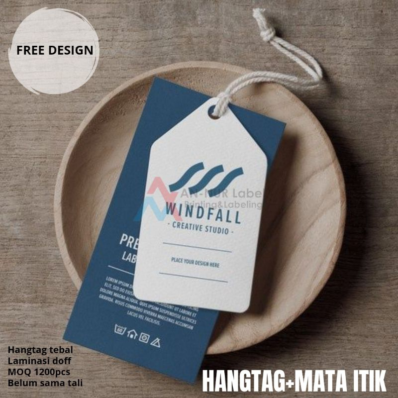 Jual label hangtag mata itik label baju hangtag label hang tag label ...