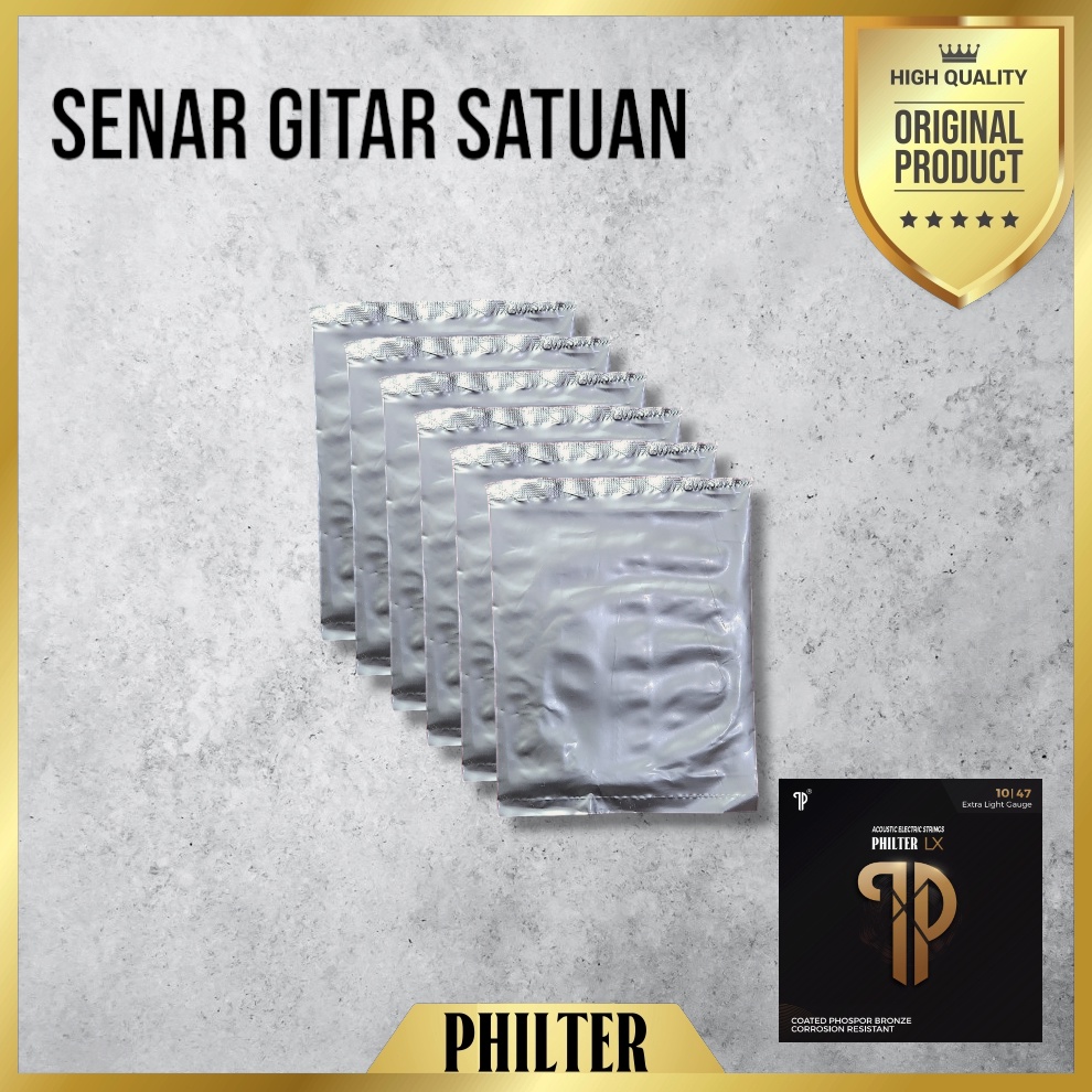 Jual HOT PROMO Senar Gitar Akustik String Philter Satuan | Shopee Indonesia