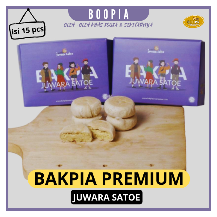 Jual BAKPIA JUWARA SATOE ISI 15 - BAKPIA BASAH - OLEH OLEH KHAS JOGJA ...