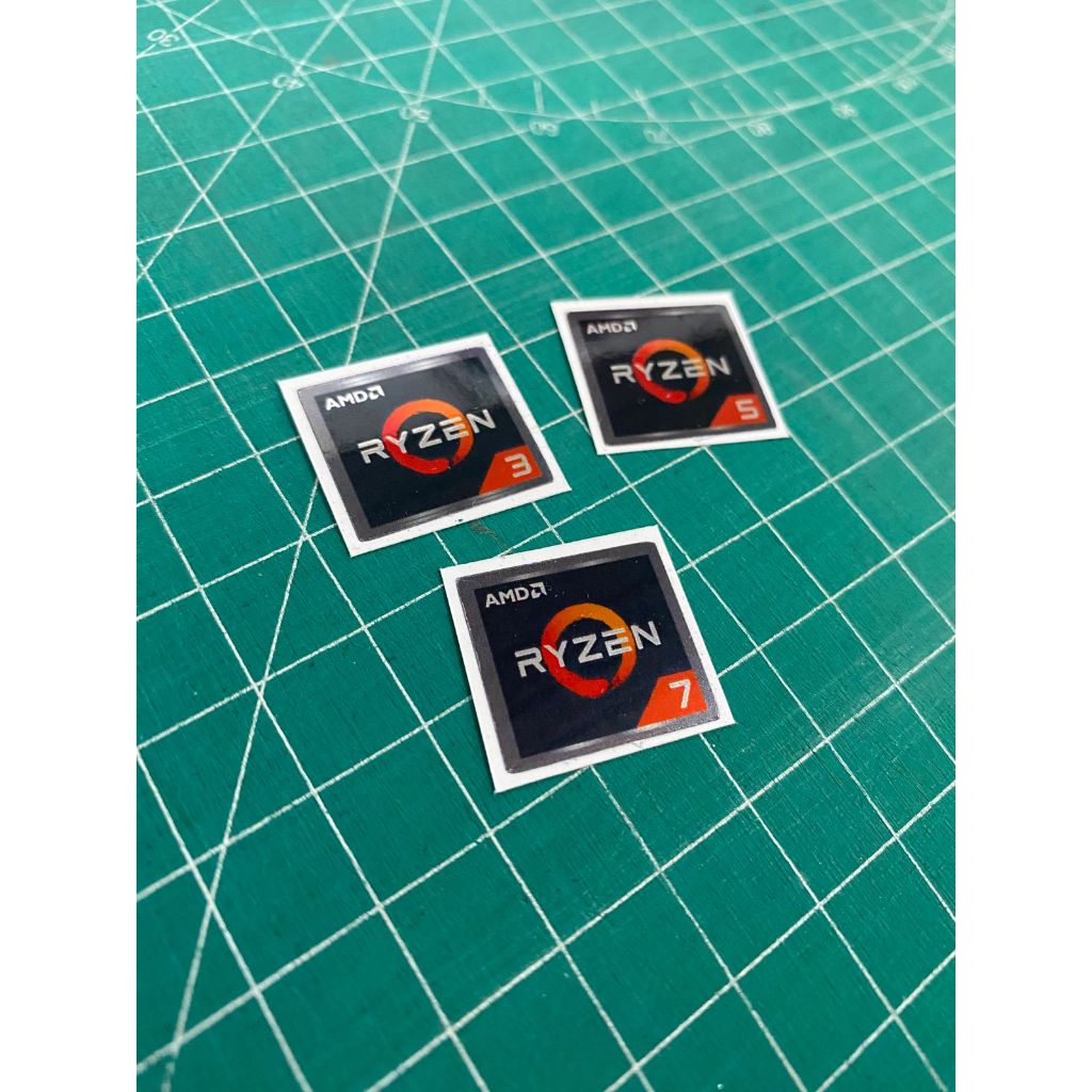 Jual Stiker Processor AMD Ryzen Tanpa Series Mengkilat | Shopee Indonesia