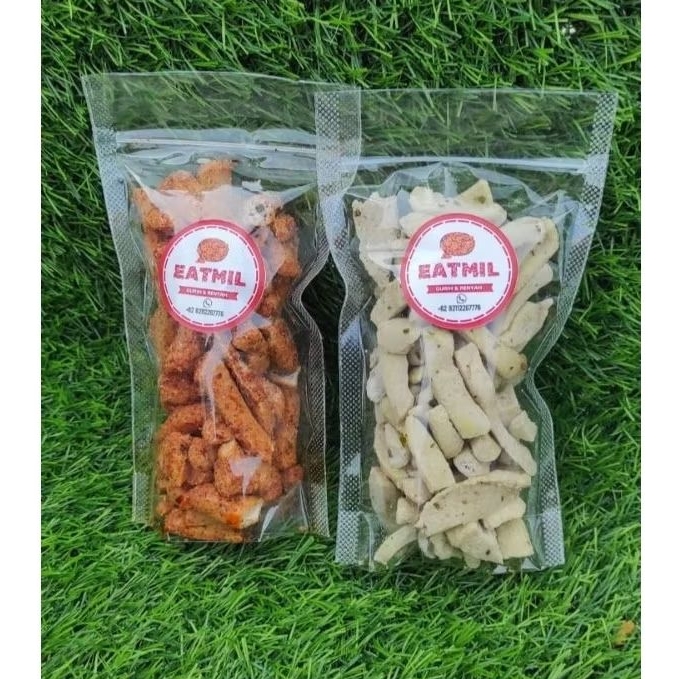 Jual eatmil - jajanan cemilan paket bundling basreng stik original dan ...