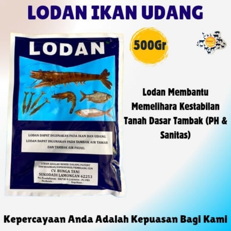 Jual LODAN 500Gr VITAMIN PERTUMBUHAN IKAN UDANG BANDENG | Shopee Indonesia