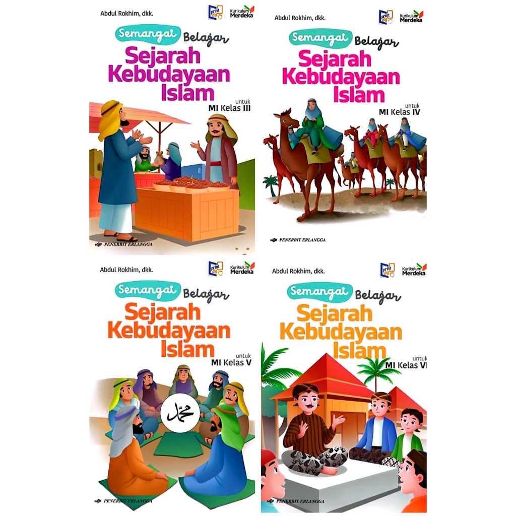 Jual BUKU SEJARAH KEBUDAYAAN ISLAM SKI UNTUK SD/MI KURIKULUM MERDEKA - ERLANGGA | Shopee Indonesia