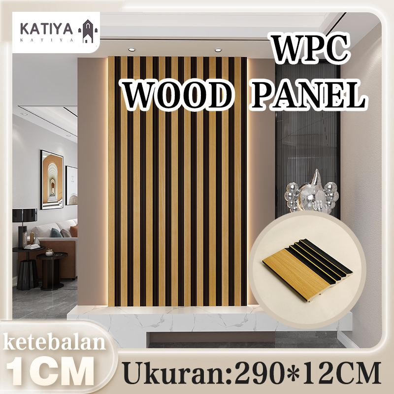 Jual WALL WPC WOOD PANEL WALLPANEL WPC PVC KAYU DINDING UKURAN 12 CM X ...