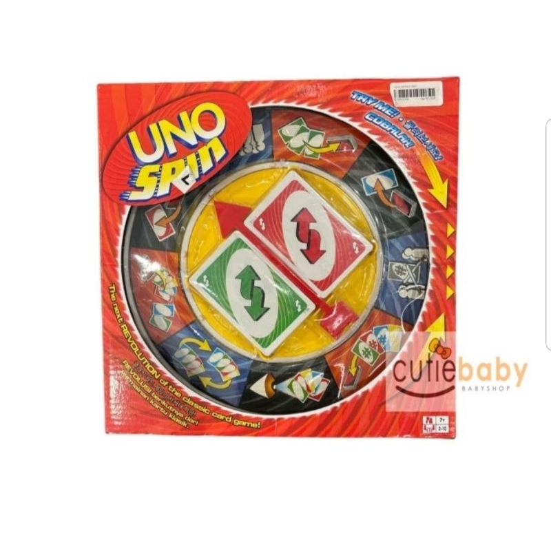 Jual MAINAN FAMILY BOARD GAME UNI SPIN KARTU UNO BERPUTAR SNI | Shopee Indonesia
